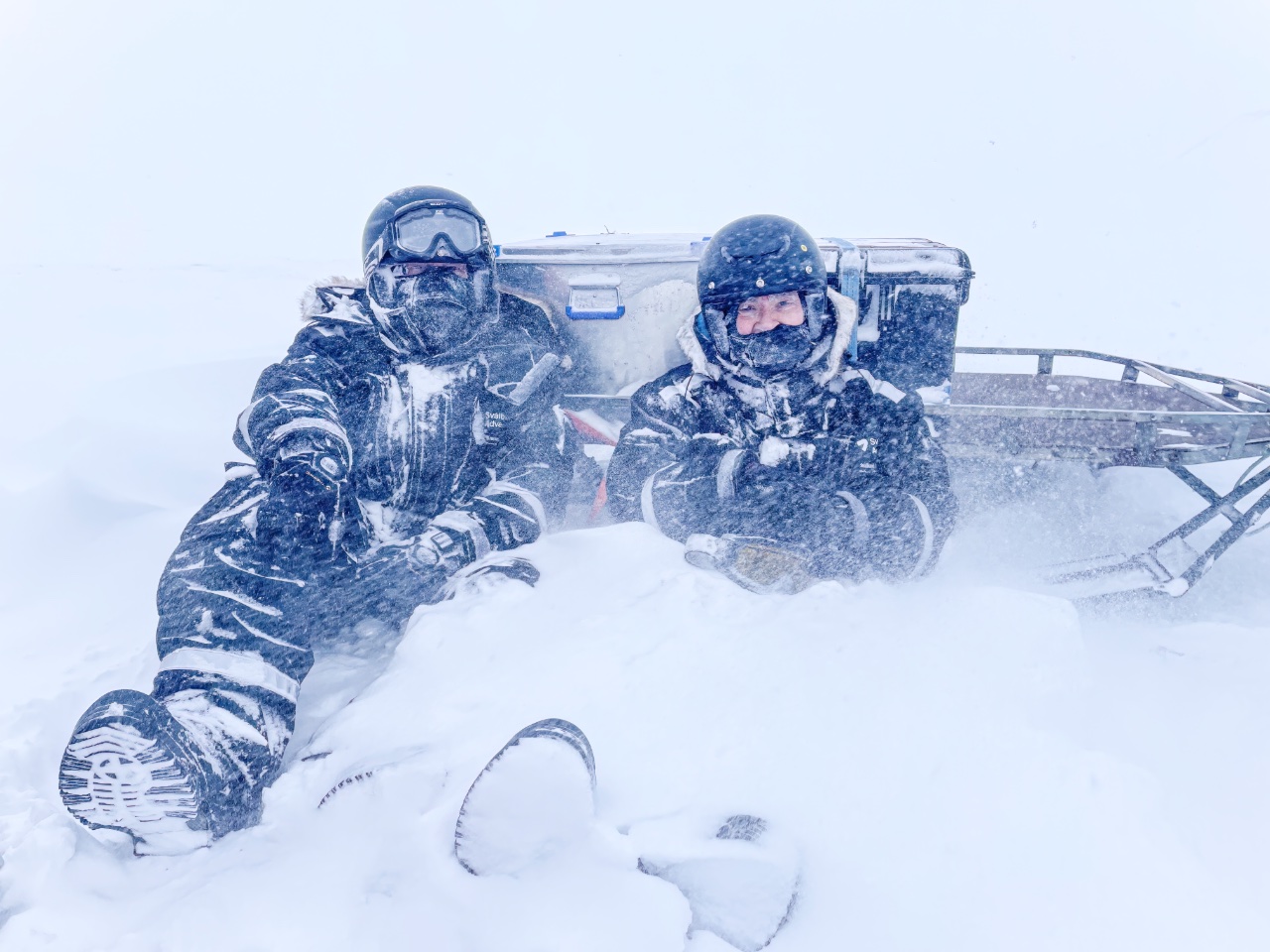 Braving the Storms - Svalbard Snowmobile Expedition in Late Winter ...